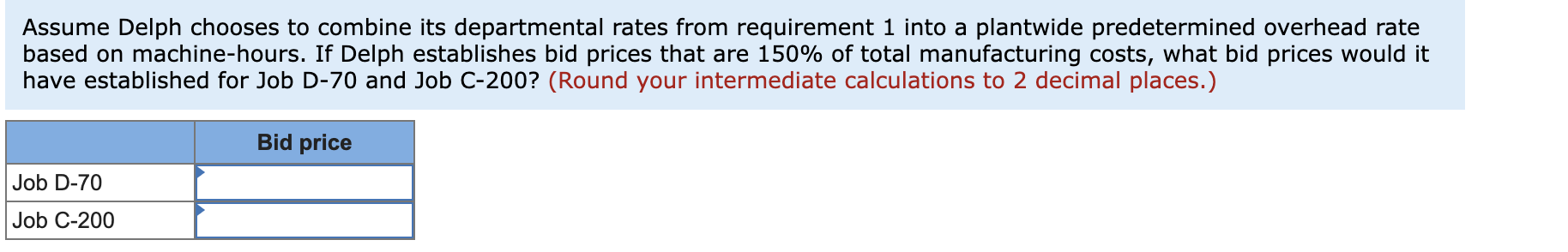 Solved Exercise 2-15 (Algo) Plantwide and Departmental | Chegg.com