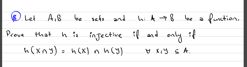 Solved This is the question in my abstract math class, | Chegg.com