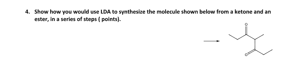 Solved 4. Show how you would use LDA to synthesize the | Chegg.com