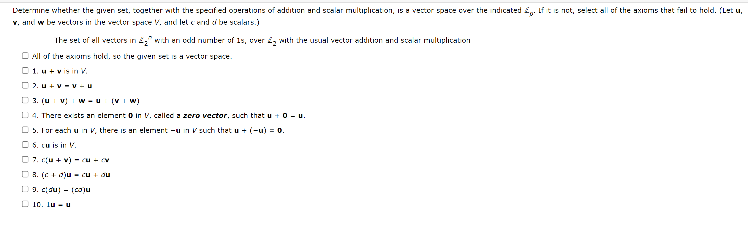 Solved Determine whether the given set, together with the | Chegg.com