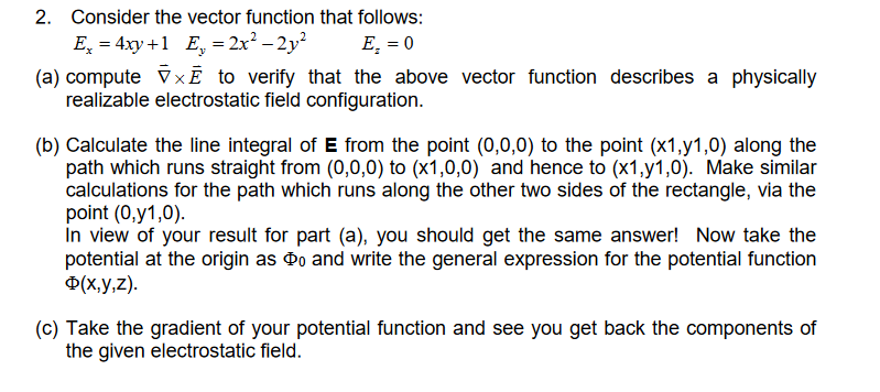 Solved Consider the vector function that | Chegg.com