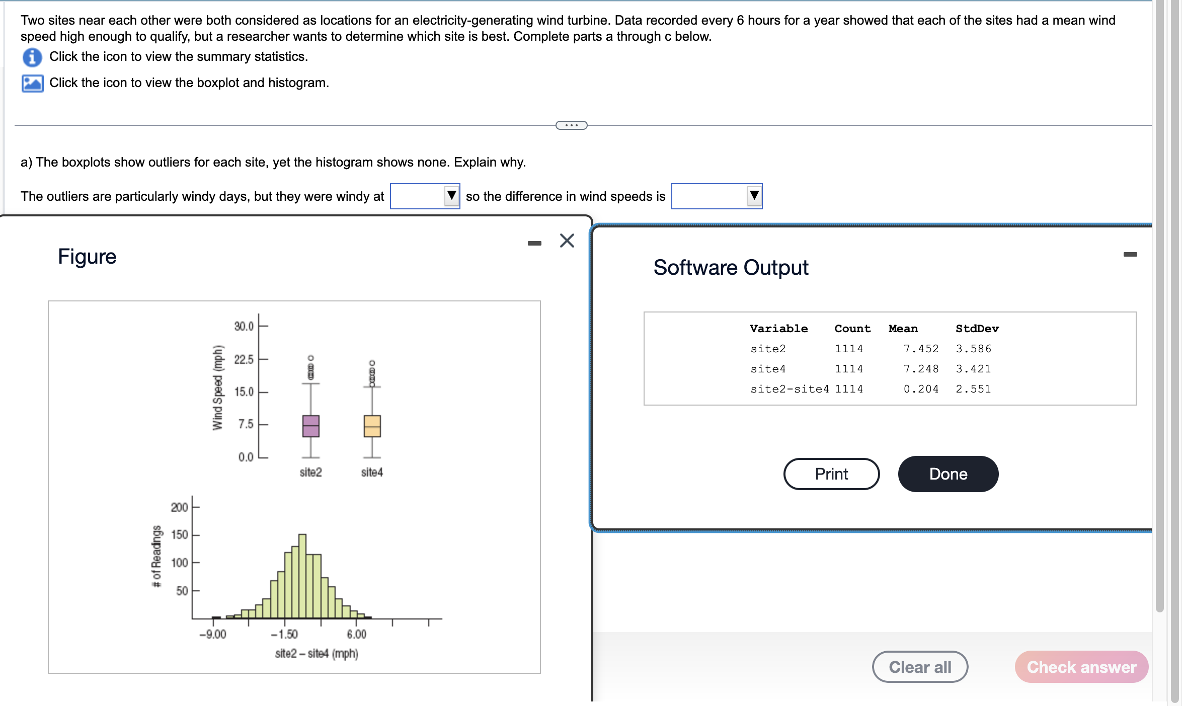 Solved Two sites near each other were both considered as | Chegg.com