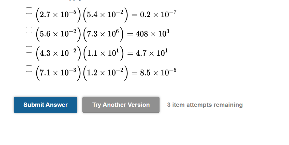 Solved Do the following multiplications. Which of the | Chegg.com