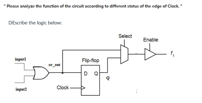 Solved " Please draw the time diagrams for this circuit. | Chegg.com