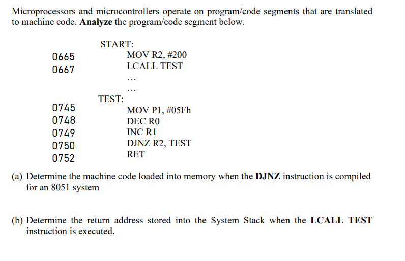 Solved Microprocessors and microcontrollers operate on | Chegg.com