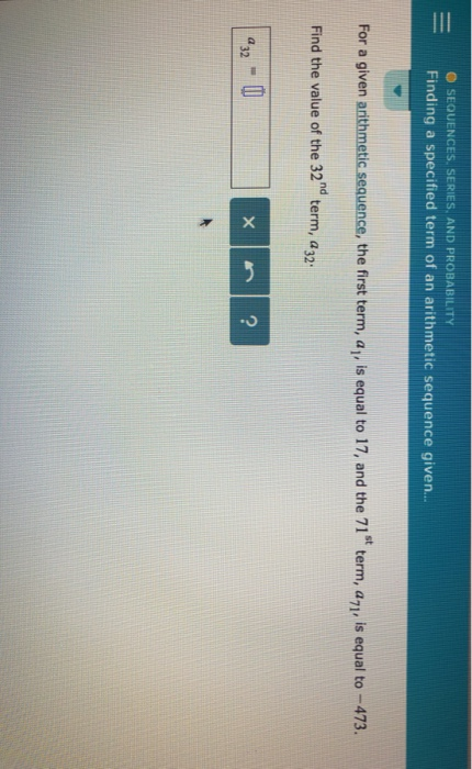Solved O SEQUENCES SERIES, AND PROBABILITY -Finding a | Chegg.com
