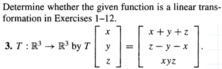 Solved Determine whether the given function is a linear | Chegg.com