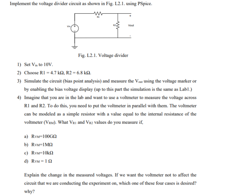 Solved I just need the picture of the circuit schematic | Chegg.com