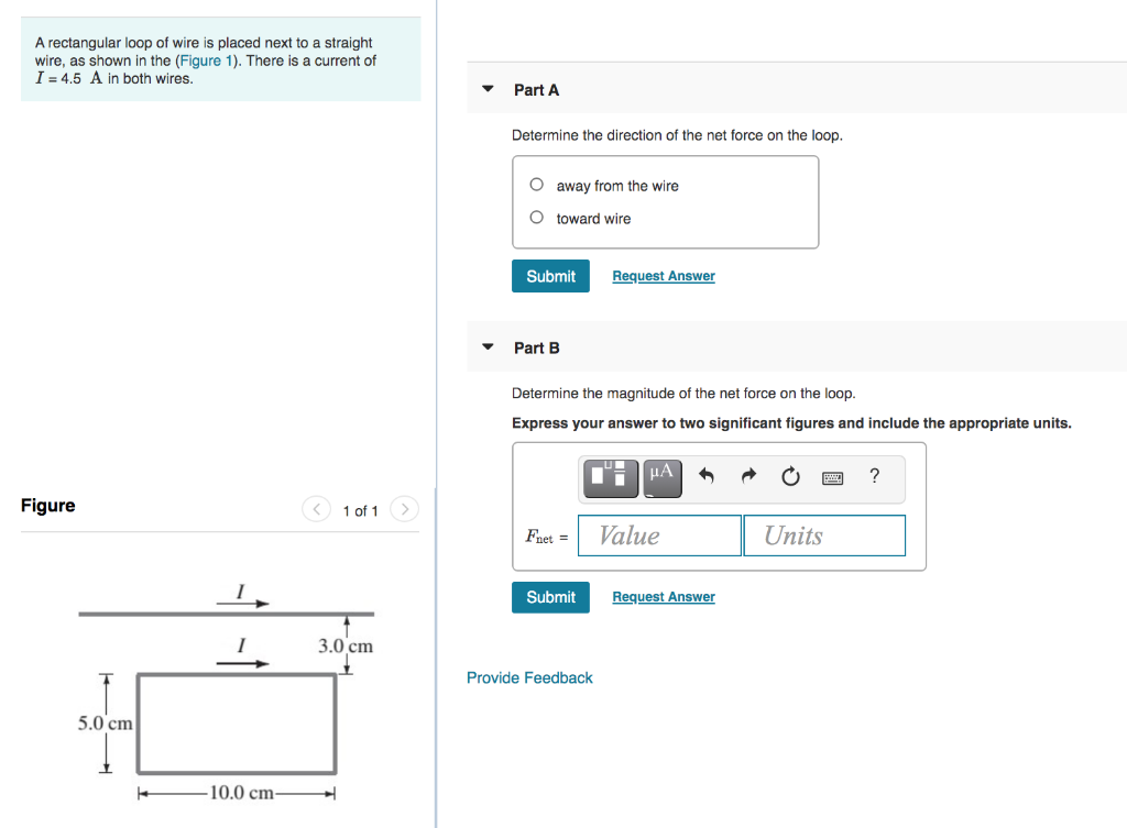 Solved A rectangular loop of wire is placed next to a | Chegg.com
