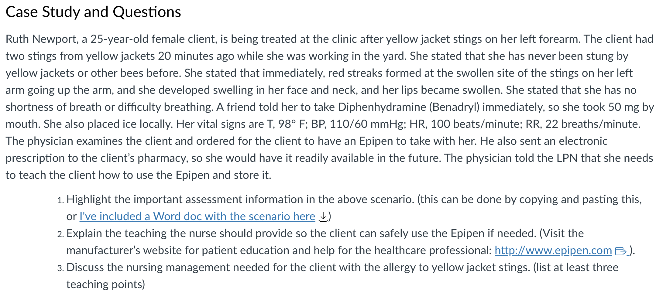 Solved Purpose / Why Do This Assignment? Case studies can | Chegg.com