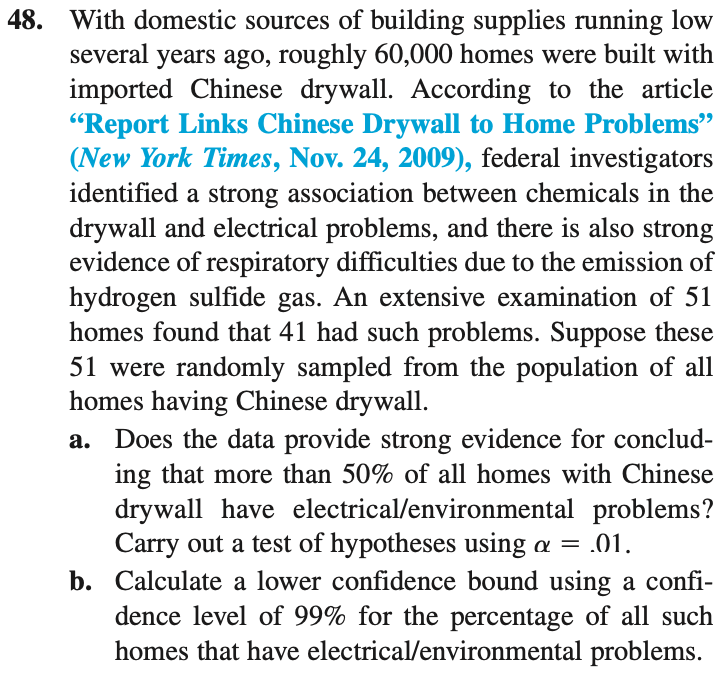 Solved 48. With domestic sources of building supplies | Chegg.com