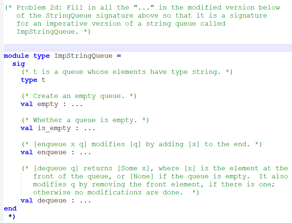 PROBLEM 2 *) (*************) (* | Chegg.com