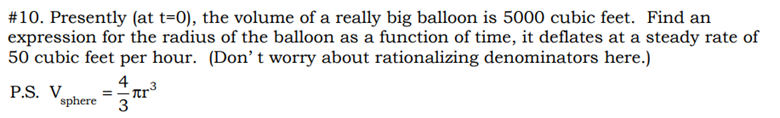 Solved \#9. Presently ( at t=0), the area of a circular oil | Chegg.com