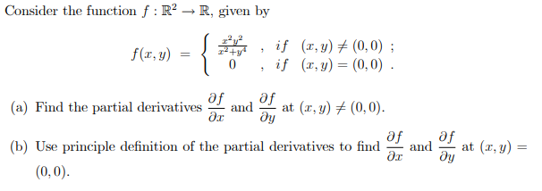 Solved Consider the function f:R2 R, given by f(x,y)-Ί if | Chegg.com