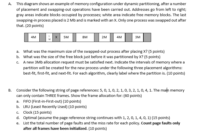 Solved A This Diagram Shows An Example Of Memory
