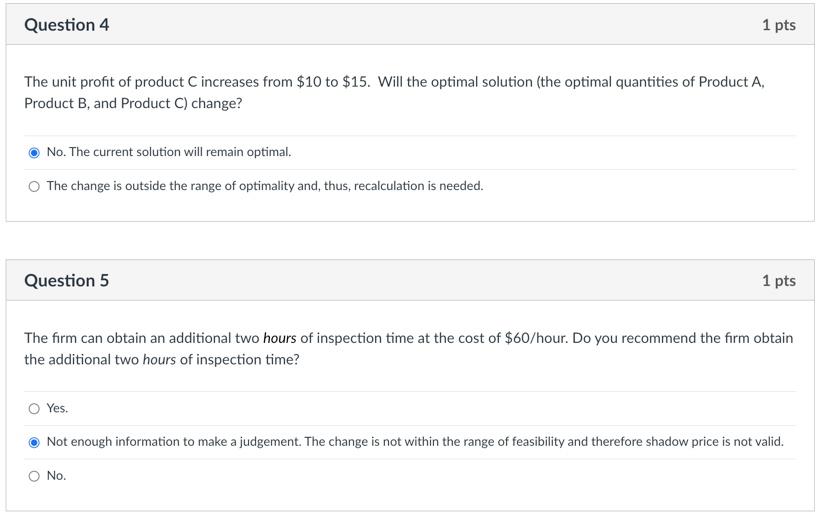 Solved Answer questions 4-5 based on the following | Chegg.com