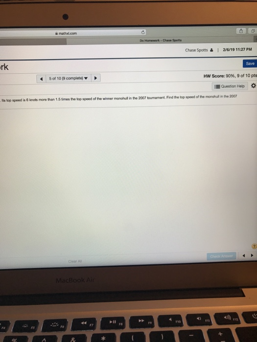 Solved Homework Section 1 5 Homework Core 0 Of 1 Pt 5 39