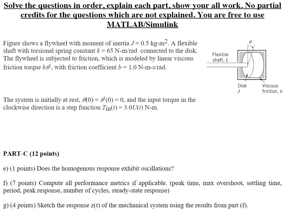 Solved can you also share the results of the matlab | Chegg.com