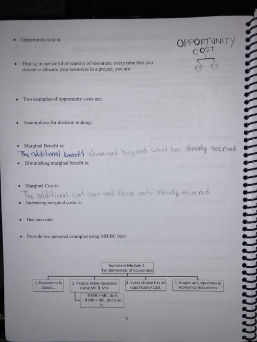 Solved Study Guide M1: Fundamentals of Economies Overview: | Chegg.com