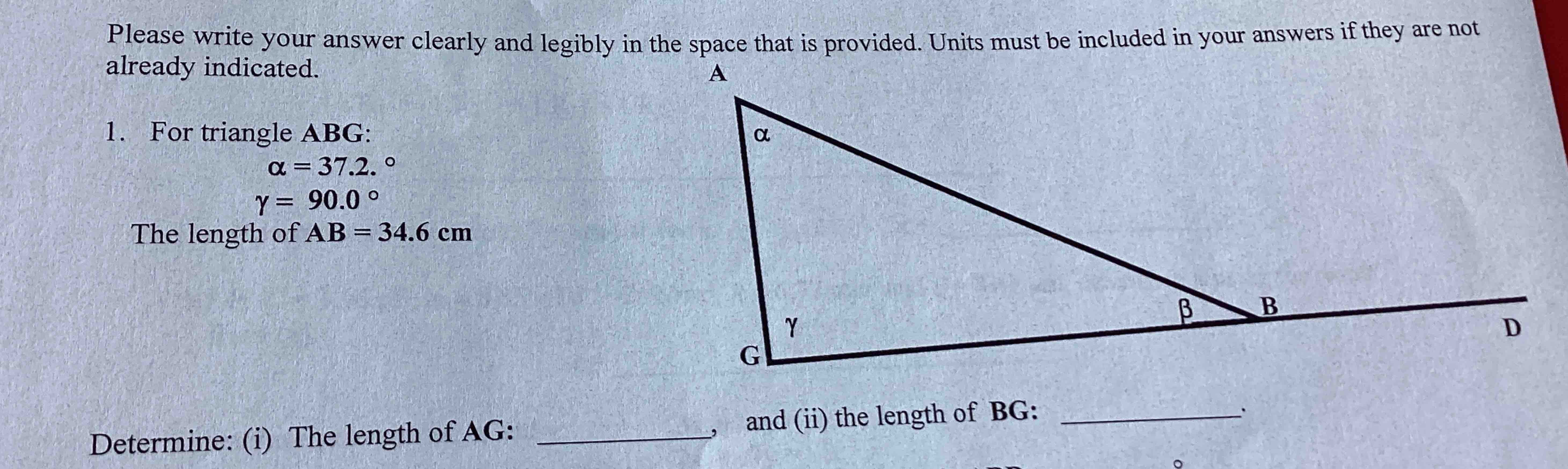 Solved solve the following equation for xPlease write your | Chegg.com
