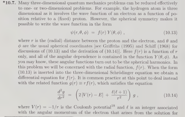Solved 0.7. Many three-dimensional quantum mechanics | Chegg.com