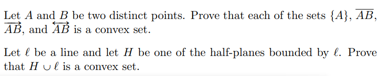 Solved Let A and B be two distinct points. Prove that each | Chegg.com