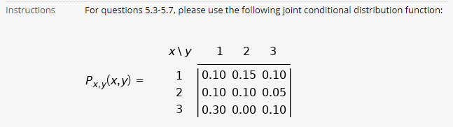 Solved Instructions For questions 5.3-5.7, please use the | Chegg.com