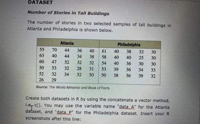 Solved Number of Stories in Tall Buildings The number of | Chegg.com