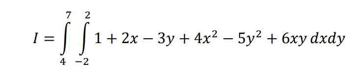 Solved Evaluate the 2D integral below analytically and using | Chegg.com