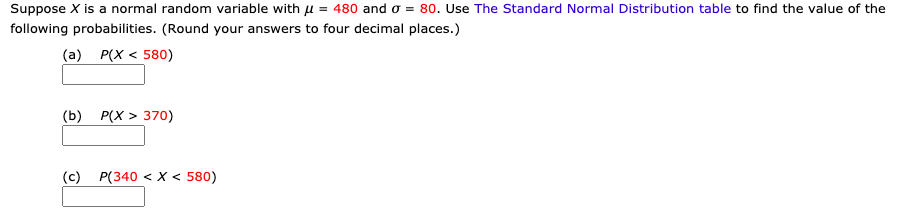 Solved Let Z be the standard normal random variable. Use The | Chegg.com