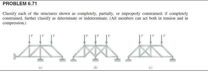 Solved PROBLEM 6.71 Classify each of the structures shown as | Chegg.com