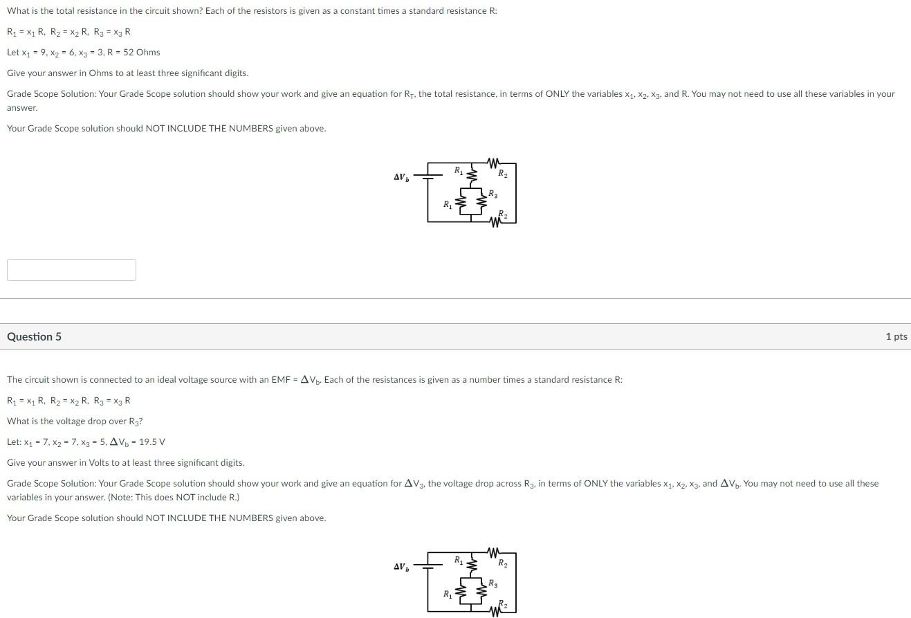 Solved What is the total resistance in the circuit shown? | Chegg.com