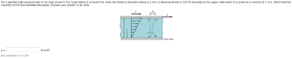 Solved For a parallel plate arrangement of the type shown in | Chegg.com