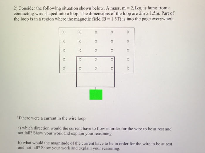 Solved 2) Consider the following situation shown below. A | Chegg.com