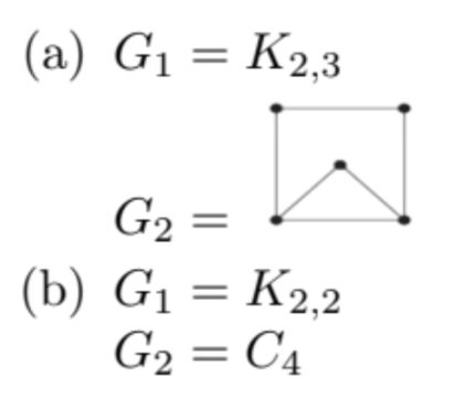 Solved For each part below, determine whether the two given | Chegg.com