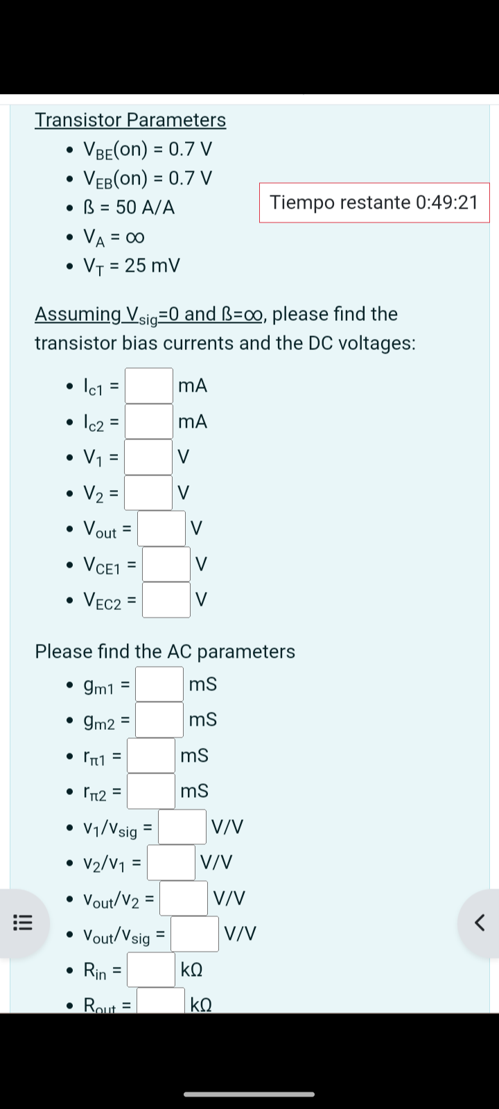 Solved Transistor | Chegg.com