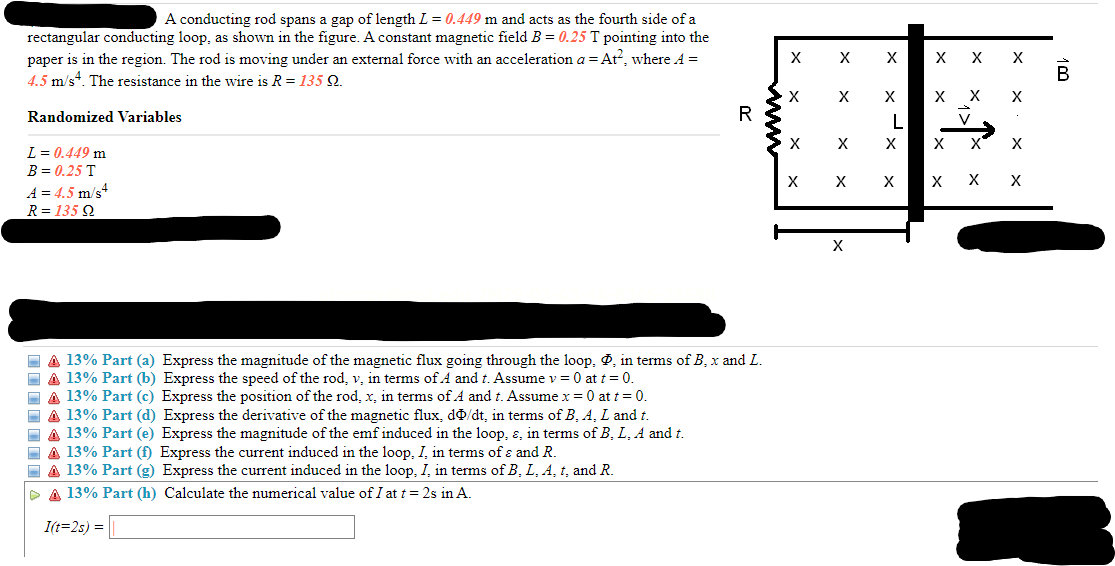 Solved A 13% ﻿Part (a) ﻿Express the magnitude of the | Chegg.com