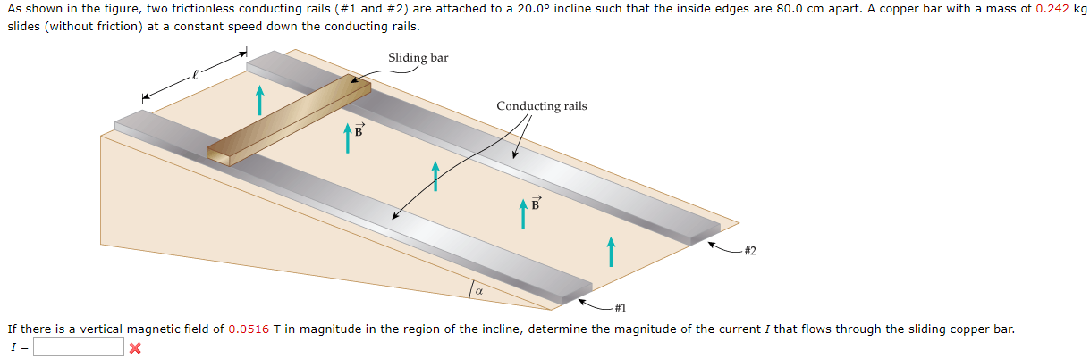 Solved As shown in the figure, two frictionless conducting | Chegg.com