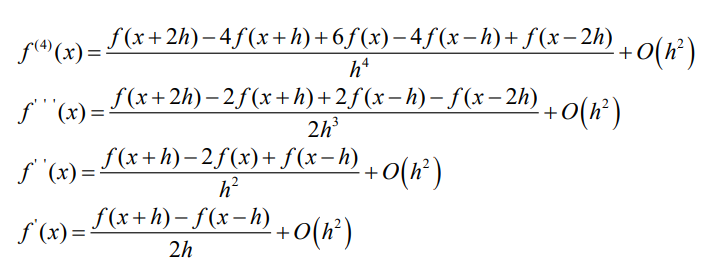 Solved 3.a) Finite Difference Equations with the 0(h2) | Chegg.com
