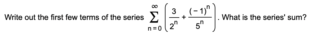 Solved what is the first , second, third, fourth terms. | Chegg.com