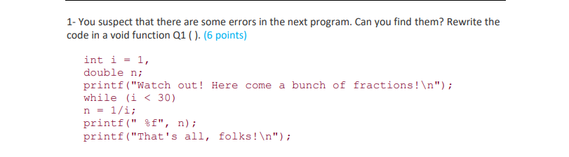 Solved Each problem must be written as a separate function | Chegg.com