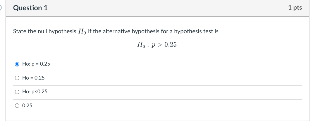 Solved State the null hypothesis H0 if the alternative | Chegg.com