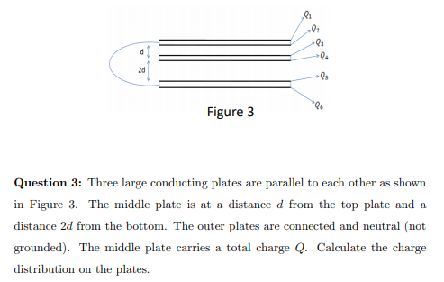 Solved . 04 2d Qs Q Figure 3 Question 3: Three large | Chegg.com