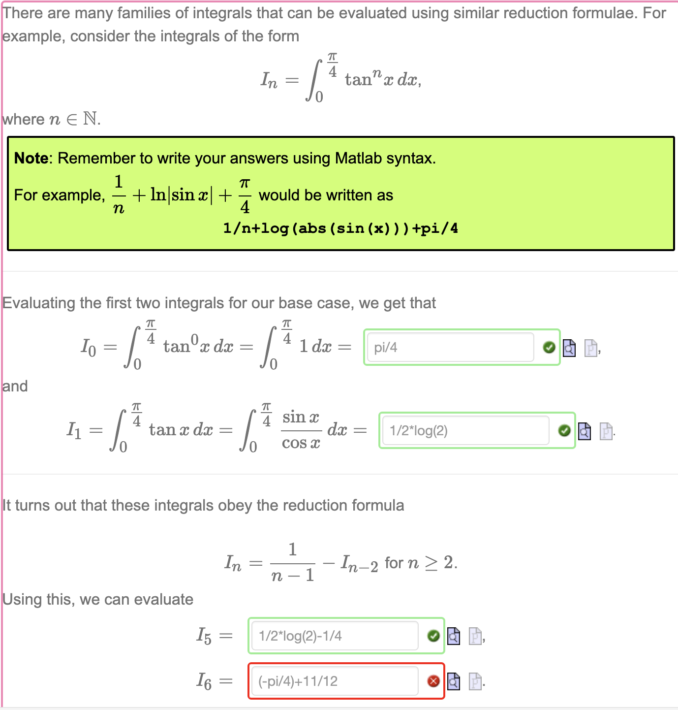Solved There are many families of integrals that can be | Chegg.com