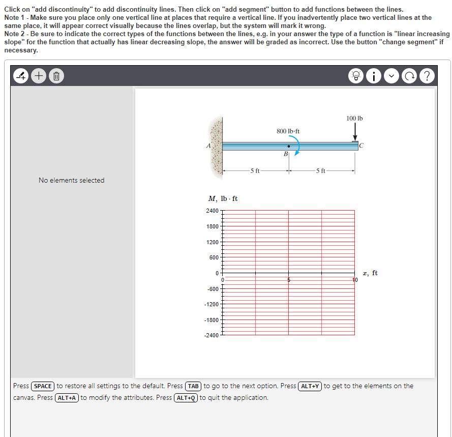 Solved Click on "add discontinuity" to add discontinuity | Chegg.com