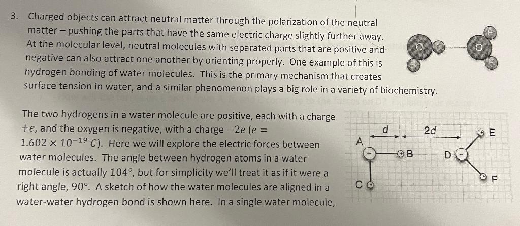 Solved Charged objects can attract neutral matter through | Chegg.com