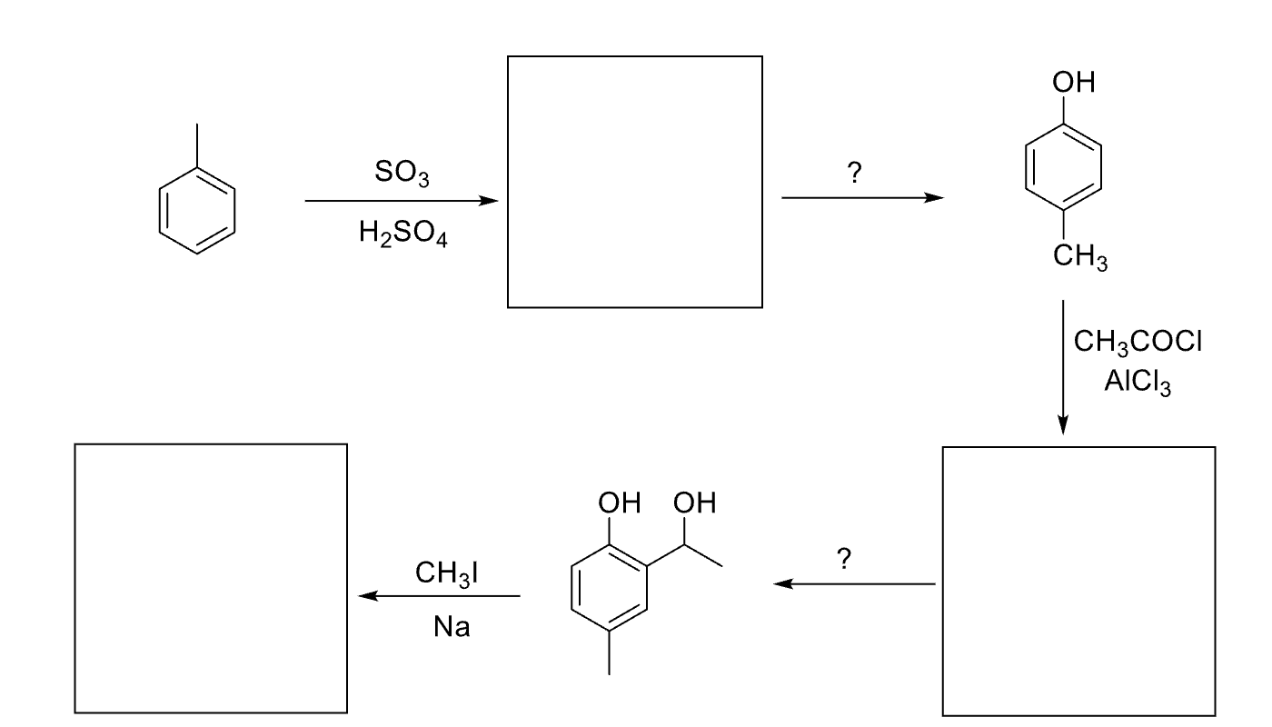 Solved Provide all of the missing products and reagents | Chegg.com