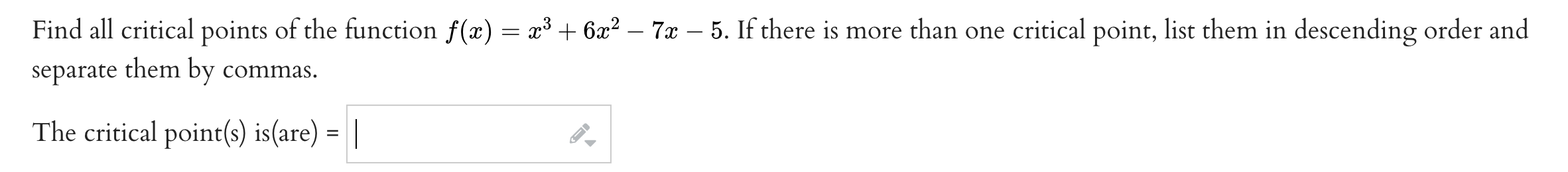 Solved Find all critical points of the function | Chegg.com