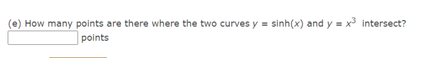 The hyperbolic sine function, denoted by sinh, is | Chegg.com