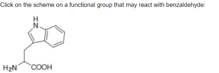 Solved Click on the scheme on a functional group that may | Chegg.com